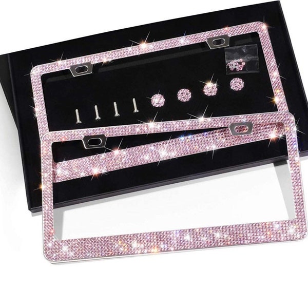 Pink Rhinestone Frame - Etsy