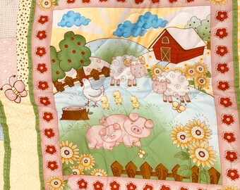 Farm Quilt Panel | Etsy