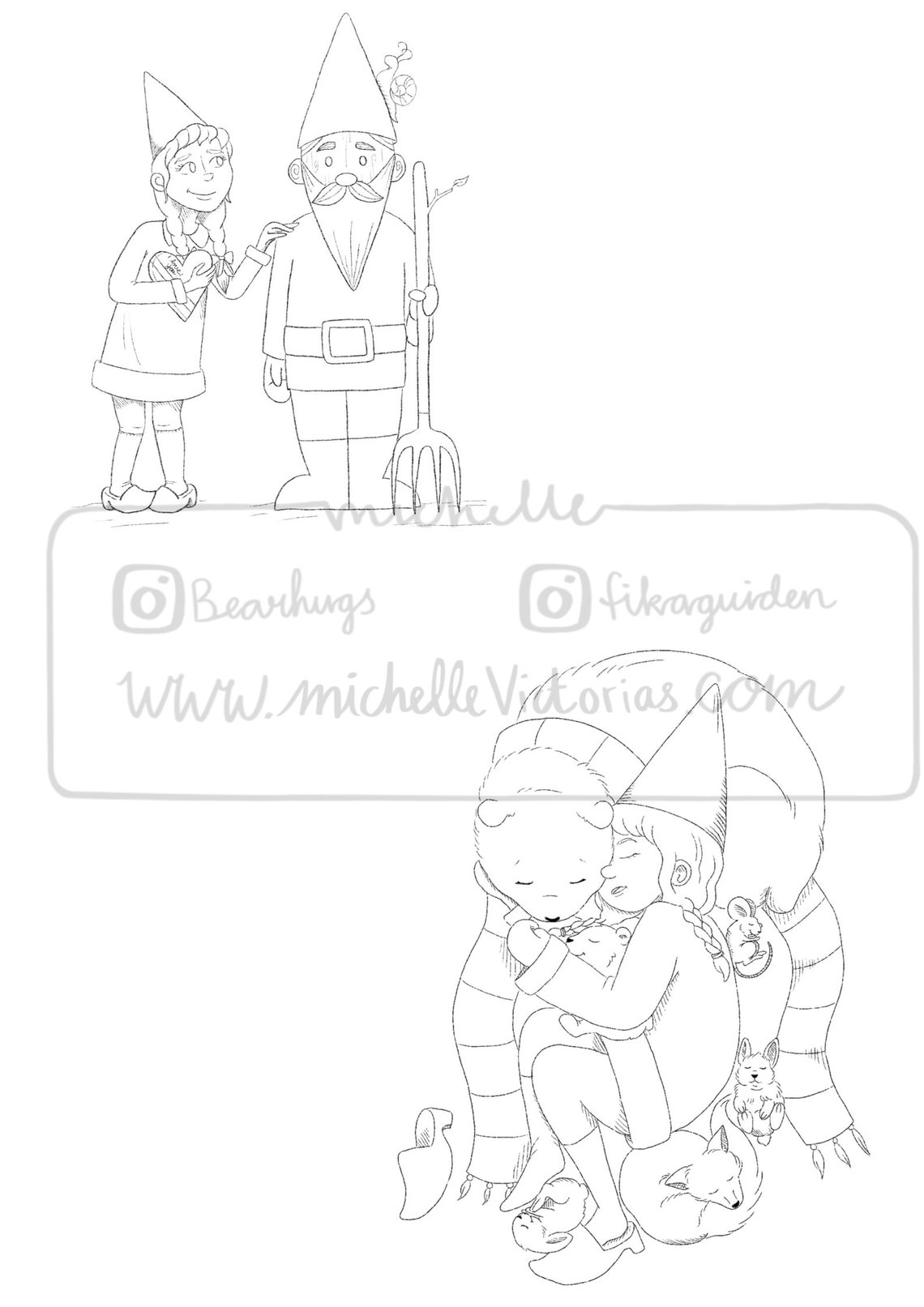 Coloring Pages - Whimsy Bundle of 6 - Etsy
