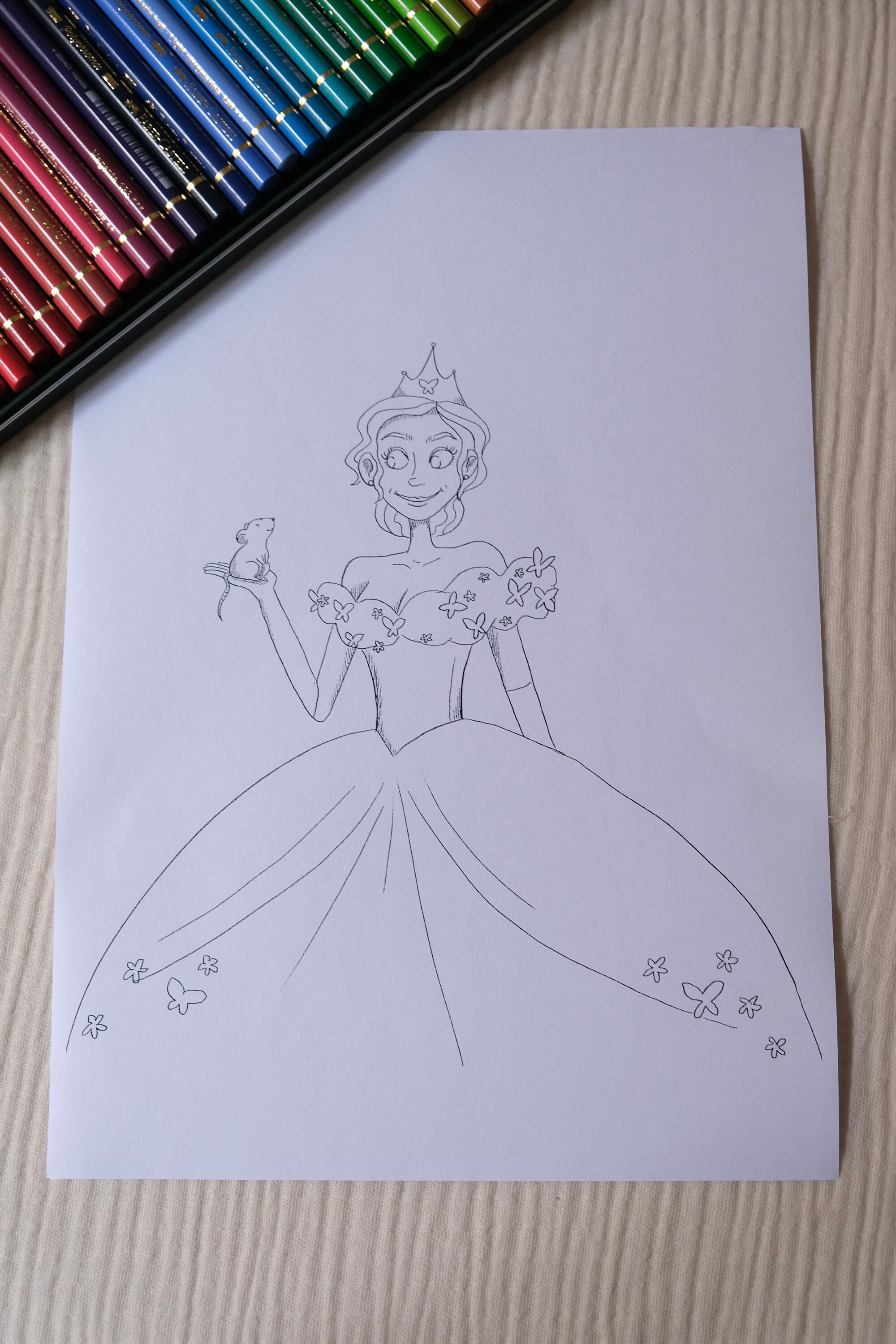 Coloring Pages - Fairytale Bundle of 5 - Etsy