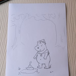 Coloring Pages - Characters for Kids Bundle of 5 - Etsy