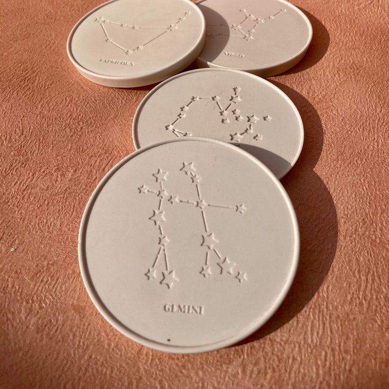 Zodiac Coaster - Etsy