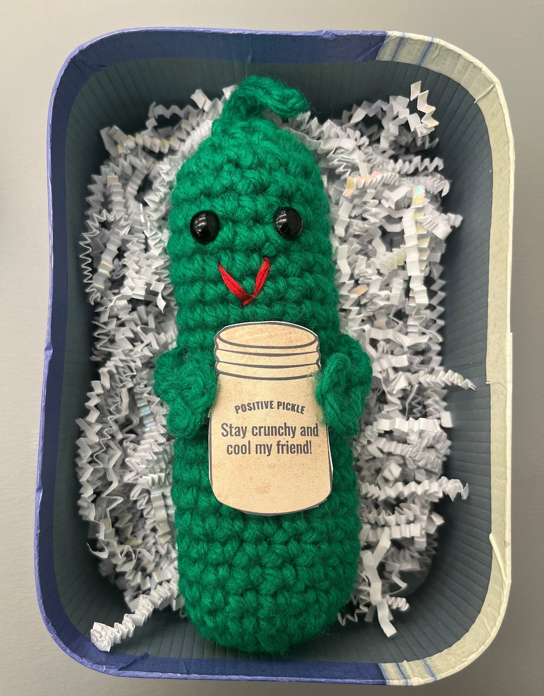 Positive Pickle, Emotional Support Pickle, Emotional Support Gift - Etsy