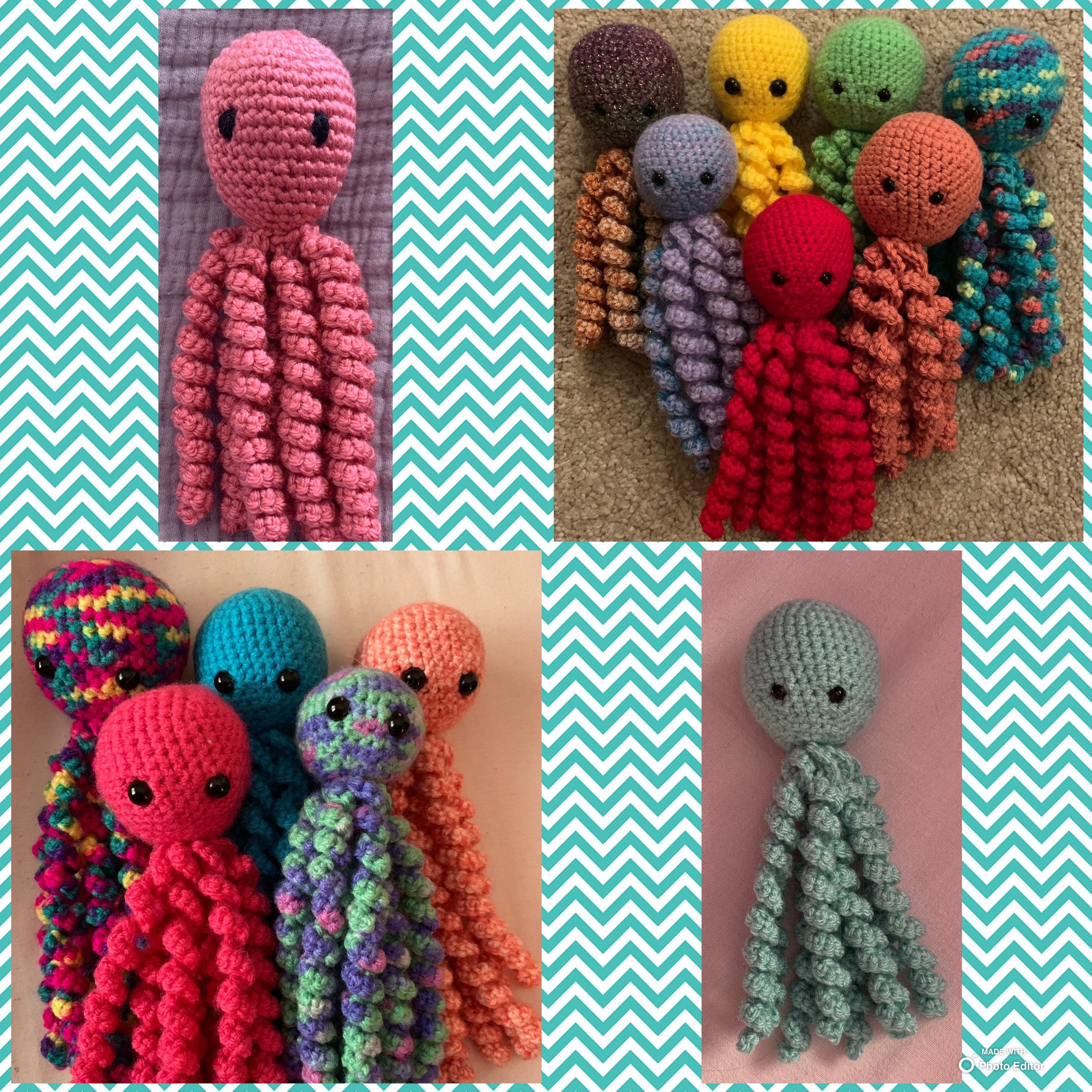 Knitted Octopus Hart