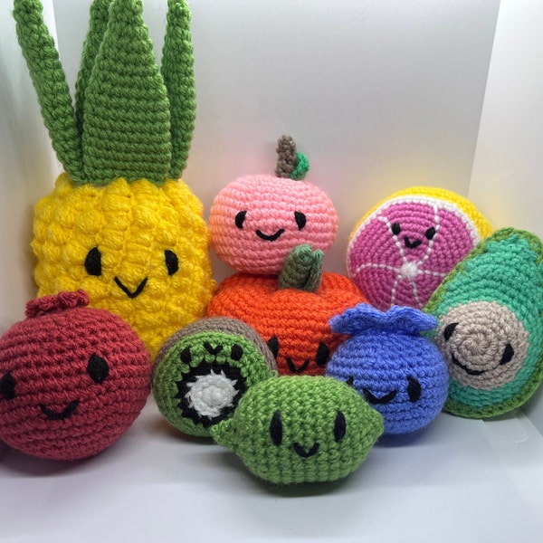 Crochet Fruit - Etsy