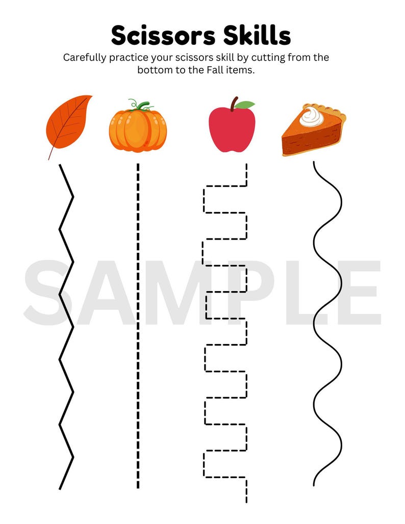 Preschool Toddler Printable Pumpkin Themed Activities, Lessons ...