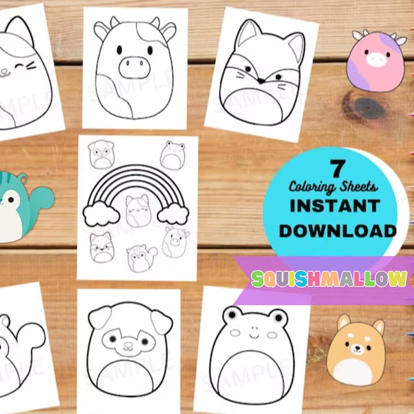 Squishmallow Birthday Gamepin the Crown - Etsy Australia