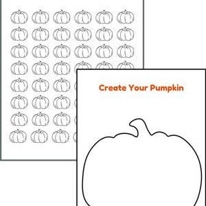 Preschool Toddler Printable Pumpkin Themed Activities, Lessons ...