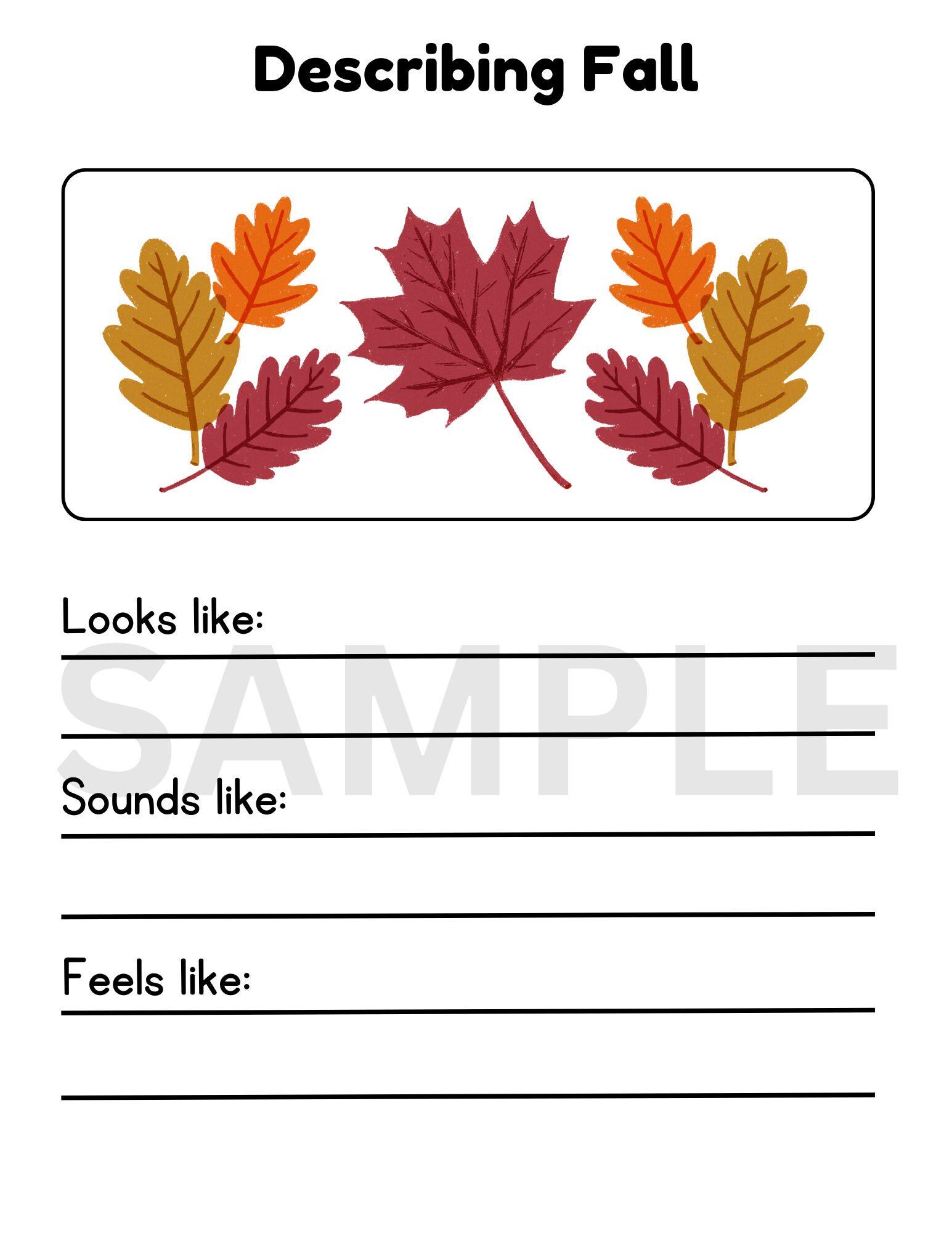 Preschool Toddler Printable Pumpkin Themed Activities, Lessons ...