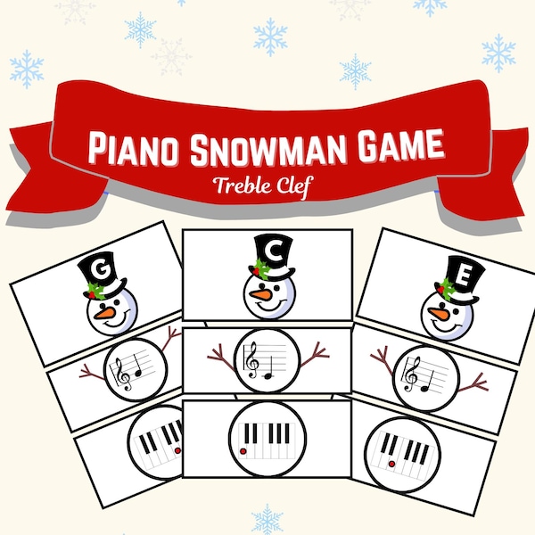 Build a Music Snowman - Etsy UK