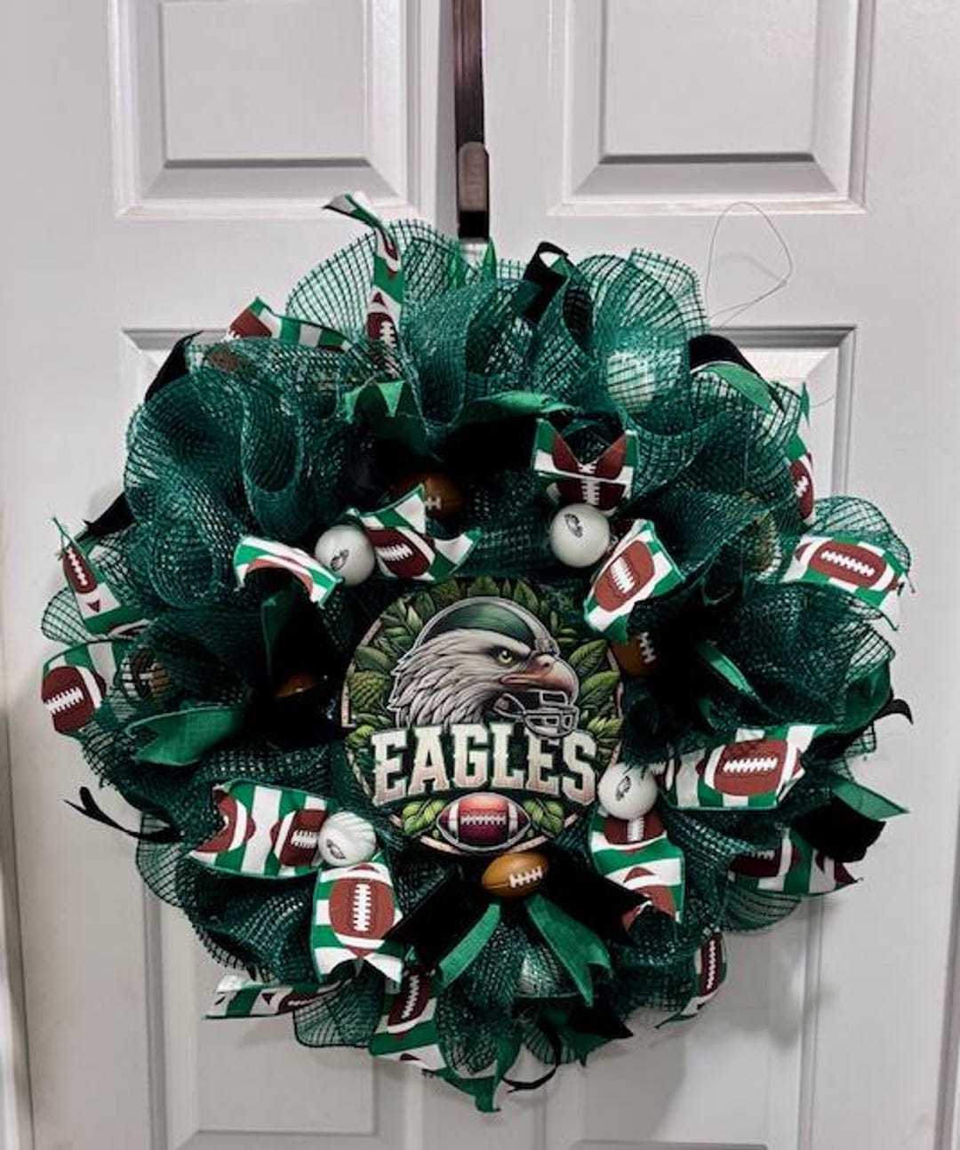 Philadelphia Eagles Wreath - Etsy