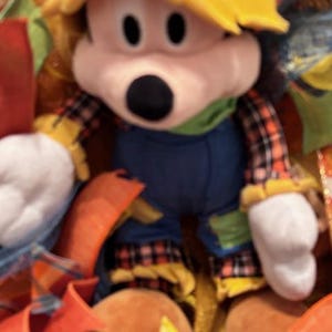 Mickey Mouse as a Scarecrow Will Greet Your Guests for the Halloween ...