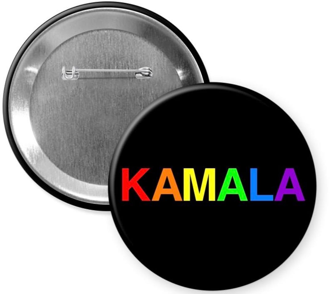 Kamala Harris Kamala Rainbow Colors 2024 3 Inch Button Pin Back - Etsy