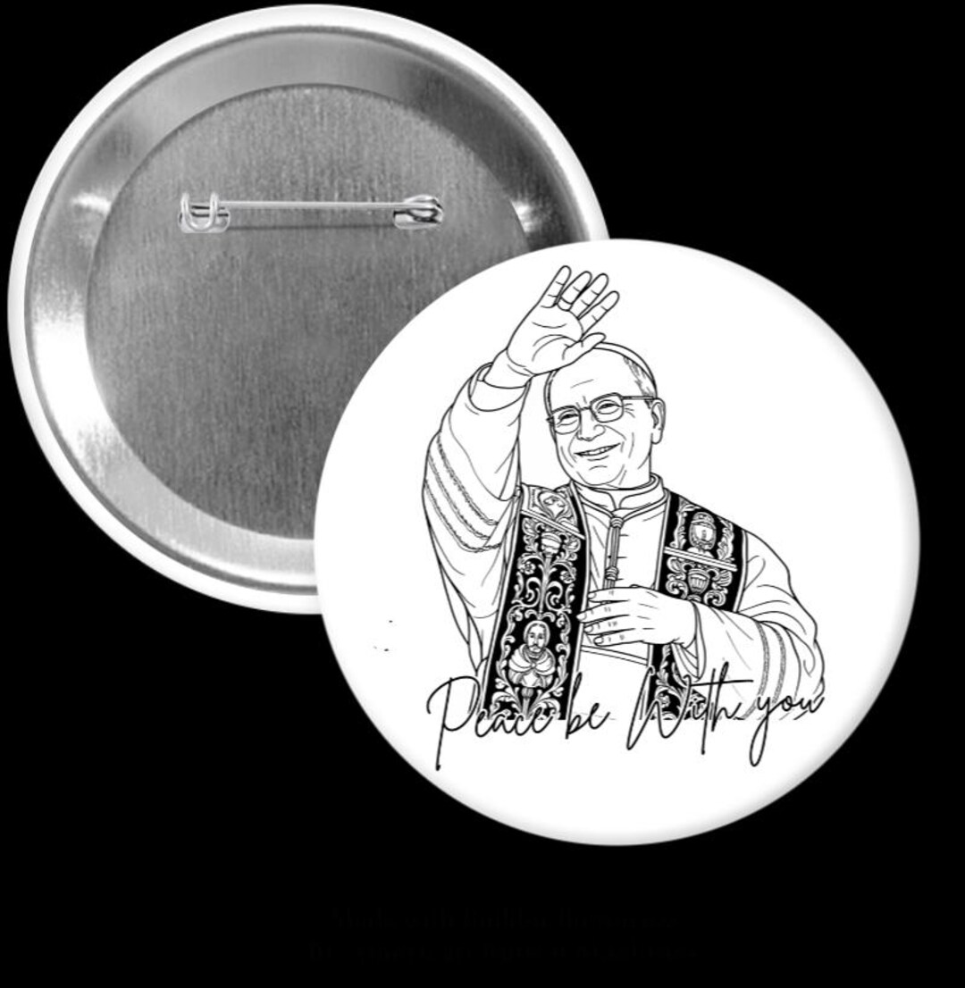 Pope Leo XIV 3 Inch Pin Back Button - Etsy