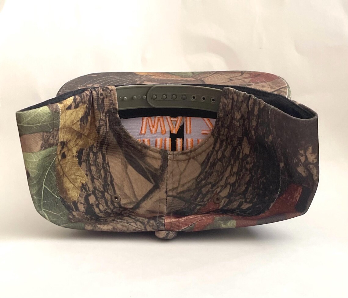 Kamala Harris Tim Walz Hat. Hunter Camo Flat Bill Snapback Embroidered ...