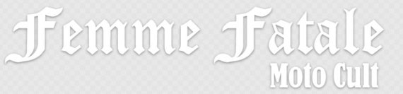 Femme Fatale Vinyl Decal - Etsy