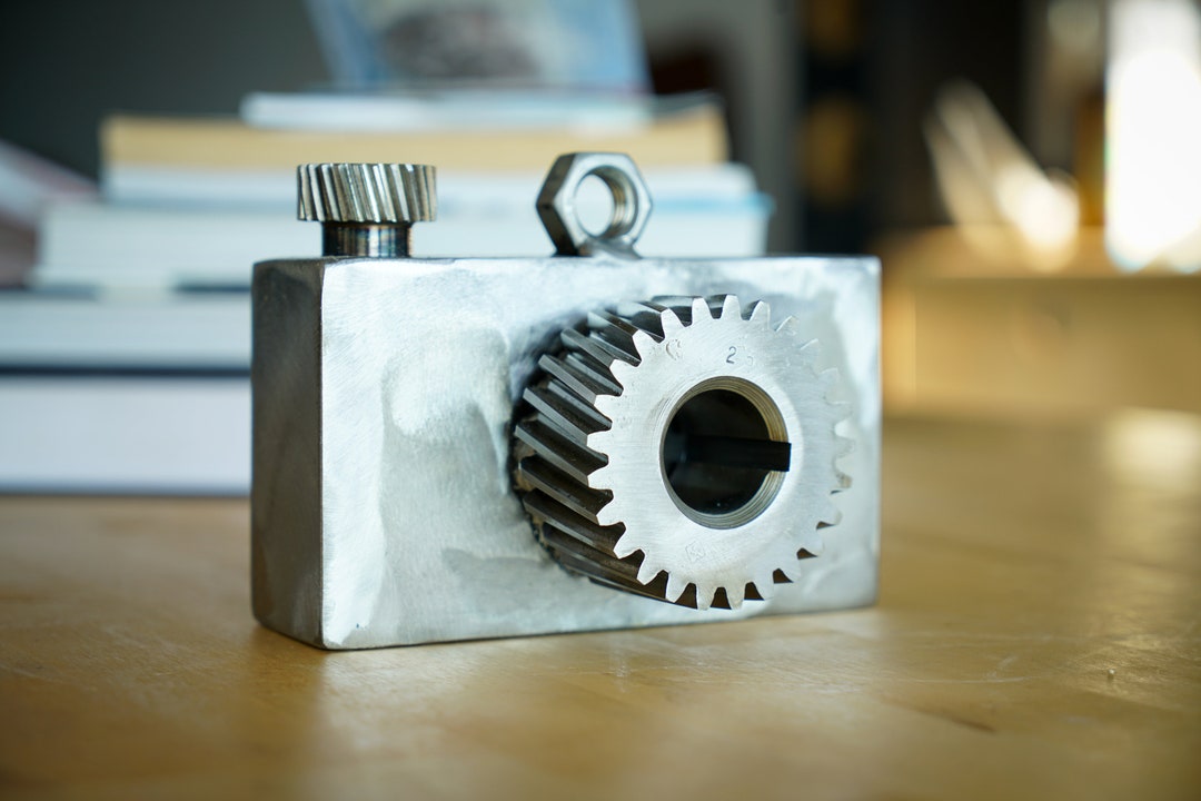 Industrial Welded Metal Camera Art Photographer Gift Steampunk Solid ...