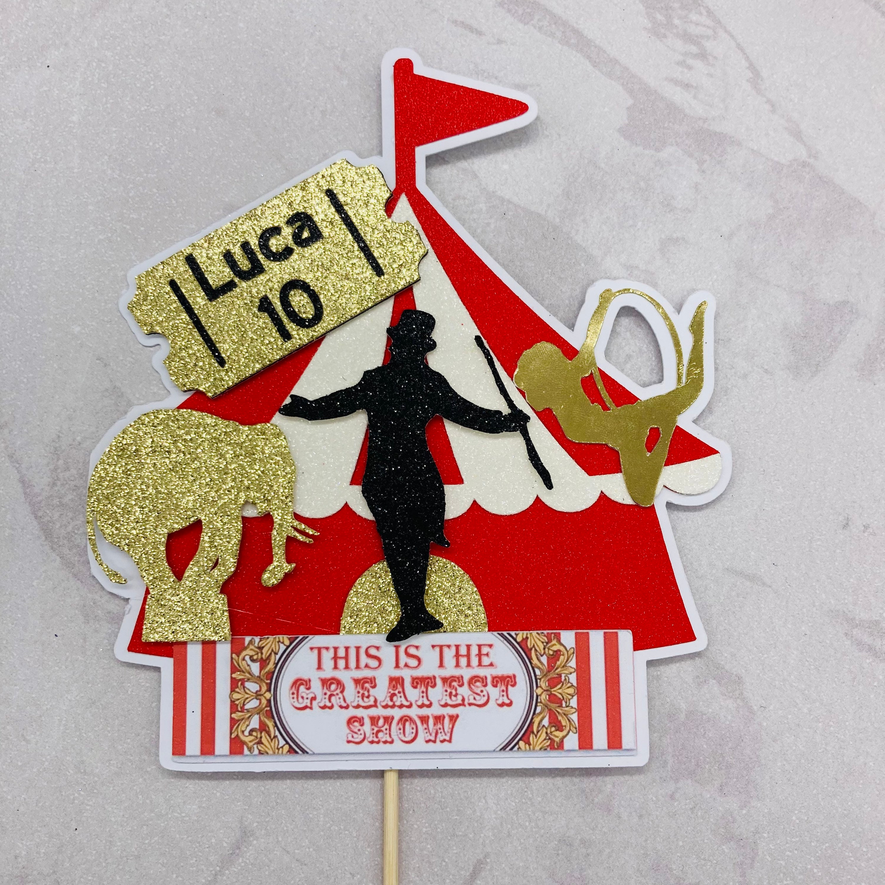 The Greatest Showman Themed 3D Cake Topper - Etsy UK