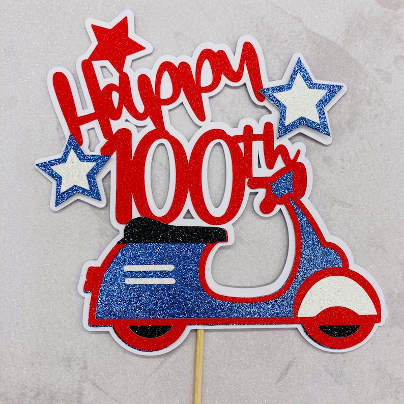 Lambretta Scooter Cake Topper - Etsy UK