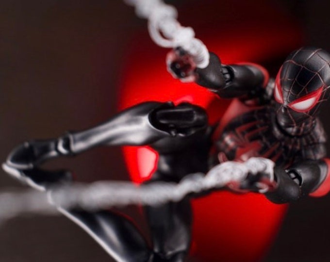 Bendy Webz Authentic 1:12 Scale Spider-man Web Effects White set of 3 ...