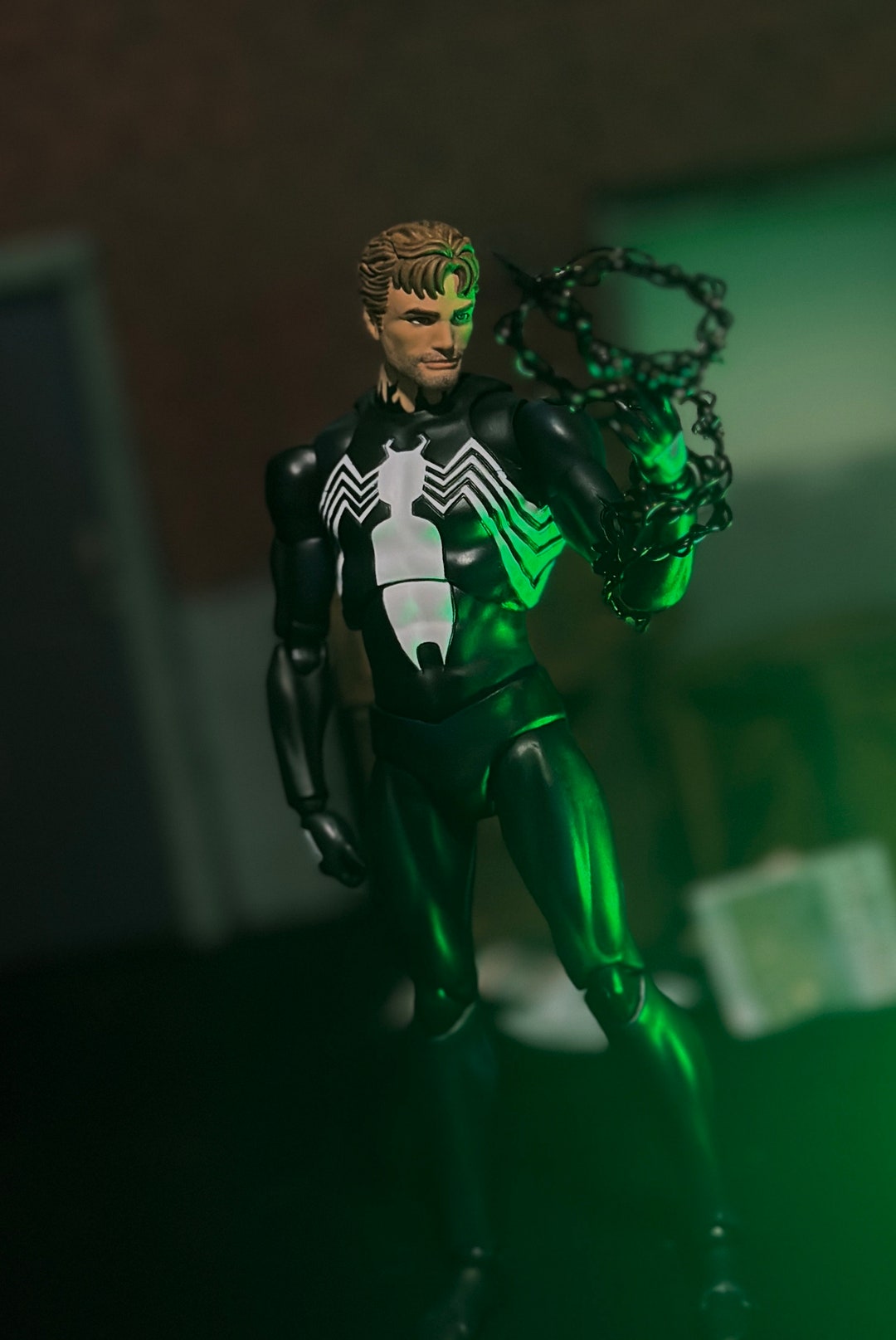 Bendy Webz 1:12 Scale Venom Extra-long Black Custom Webbing - Set of 2 ...