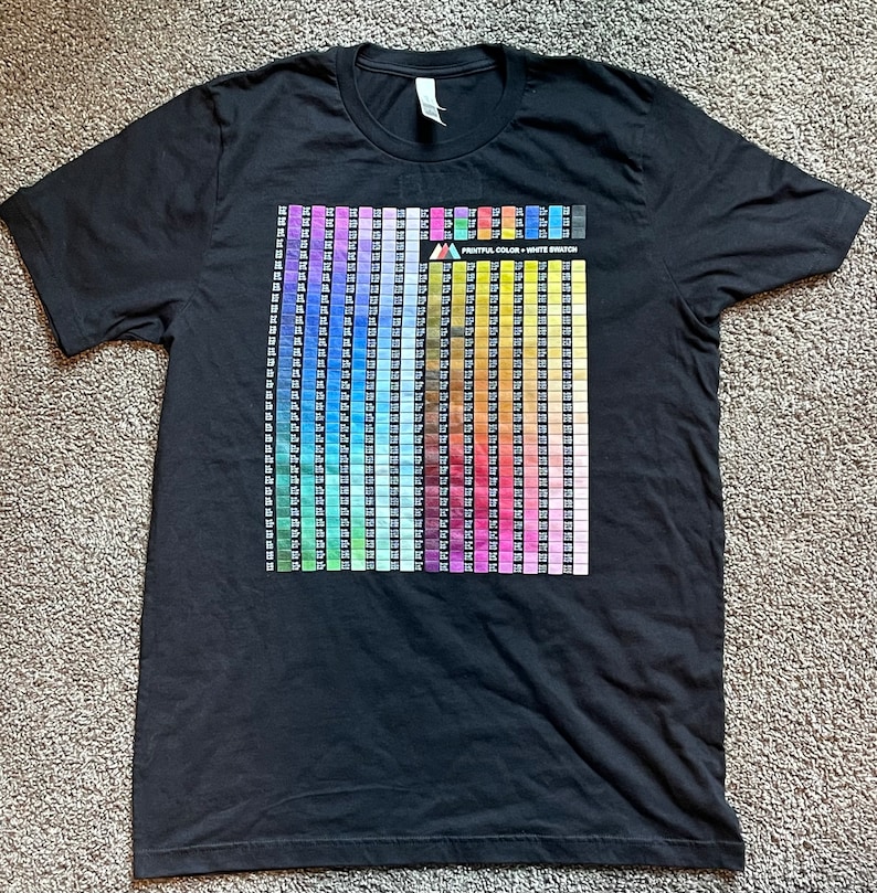 Printful RGB Color Palette - Etsy