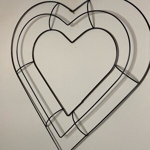 Heart Wreath Frame Heart Shape Wreath Frame Valentine's | Etsy