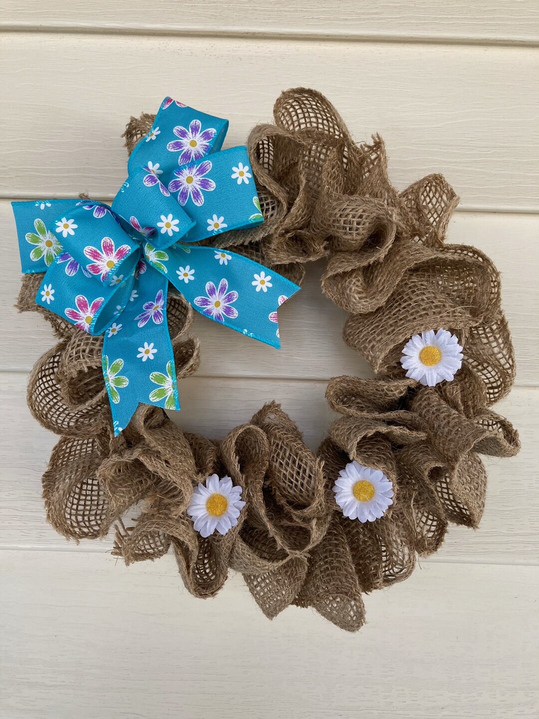 Mini Flower Wreath, Summer Wreath, Spring Wreath, Flower Wreath for ...