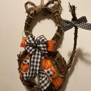 Kitty Wreath, Cat Wreath, Fall Cat Wreath, Feline Wreath, Cat Grapevine ...