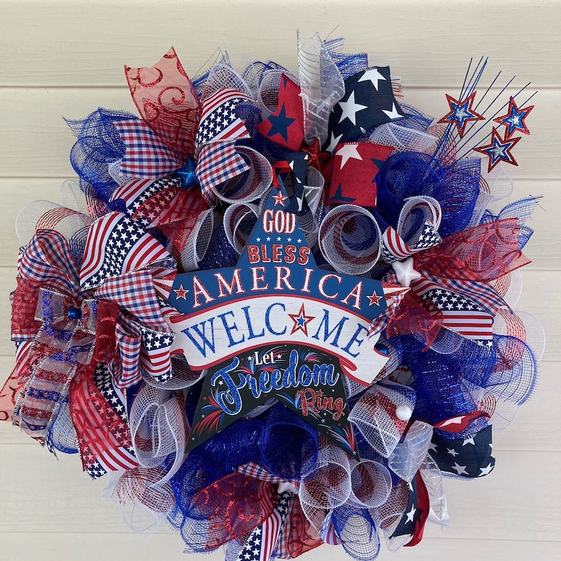 Memorial Day Wreath - Etsy
