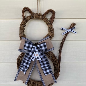 Cat Wreath - Etsy