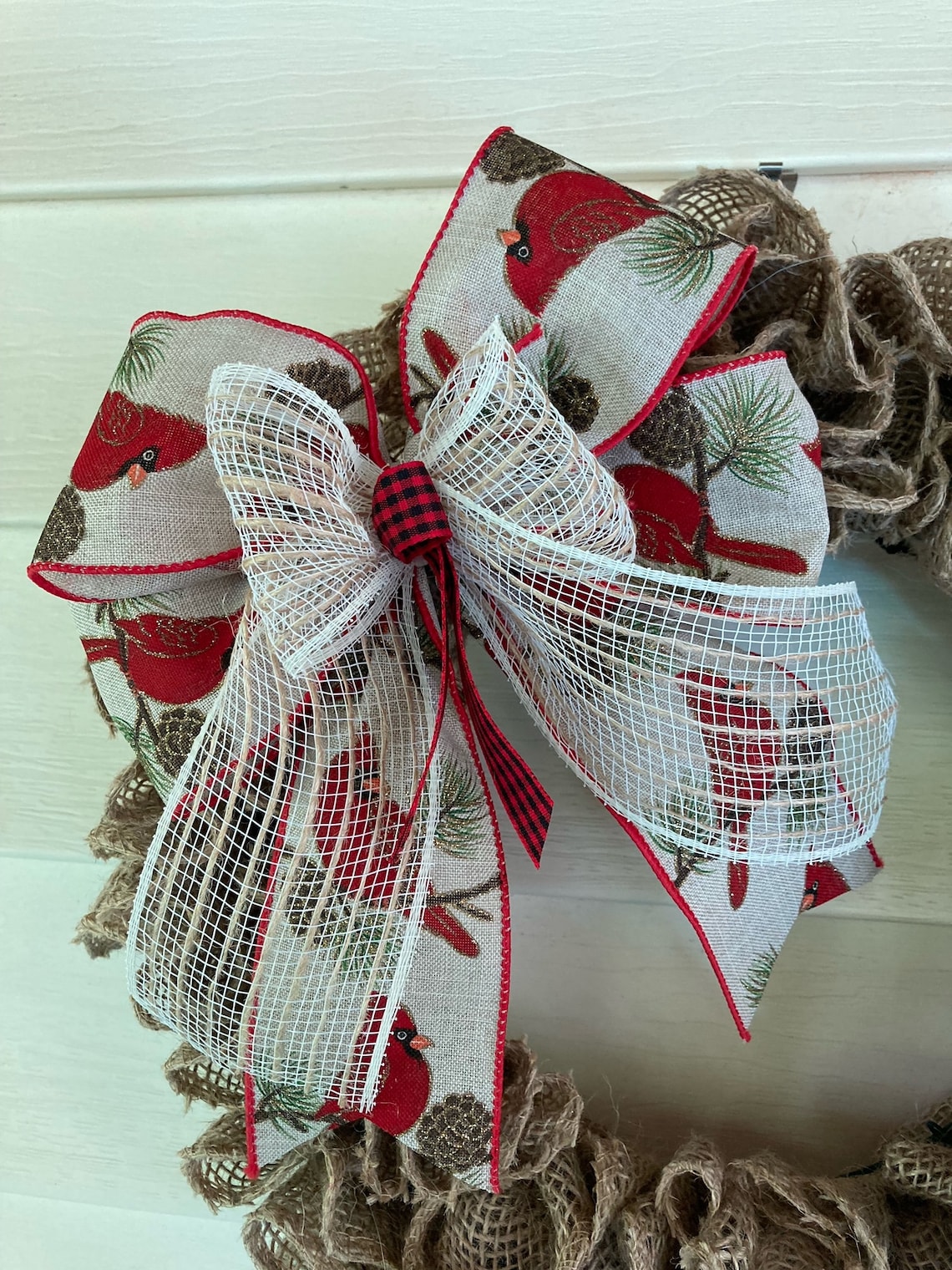 Cardinal Wreath Red Cardinal Wreath Cardinal Decor Cardinal - Etsy