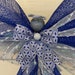 Beautiful Blue and White Angel Wreath, Angel Christmas Tree Topper ...