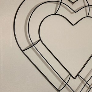 Heart Wreath Frame Heart Shape Wreath Frame Valentine's | Etsy