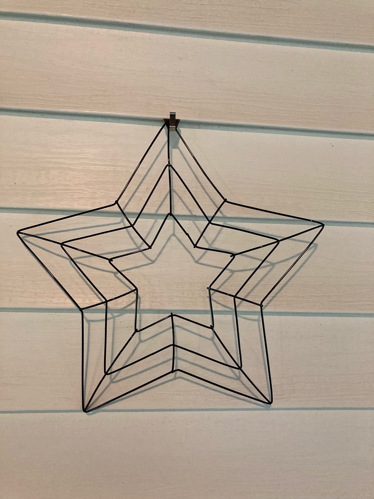 Star Metal Wreath Form Star Form Star Shaped Metal 3D Wreath - Etsy