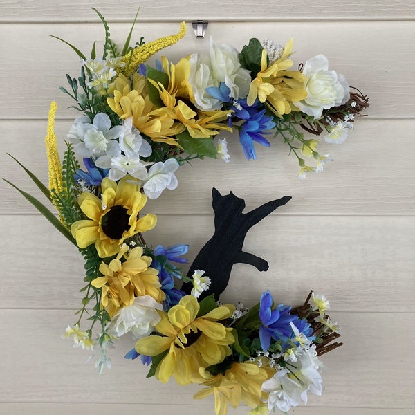 Cat Wreath - Etsy