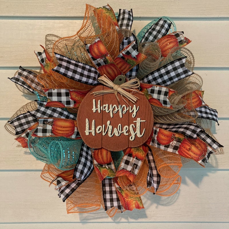 Harvest Wreath - Etsy