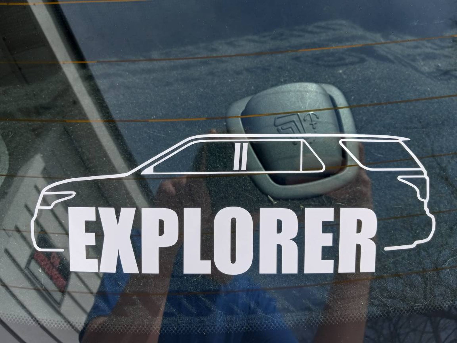 Ford Explorer Silhouette Decal. 2011-2019 Ford Explorer. 5th Gen Ford ...