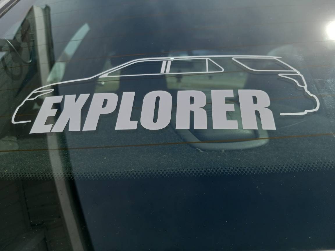 Ford Explorer Silhouette Decal. 2011-2019 Ford Explorer. 5th Gen Ford ...