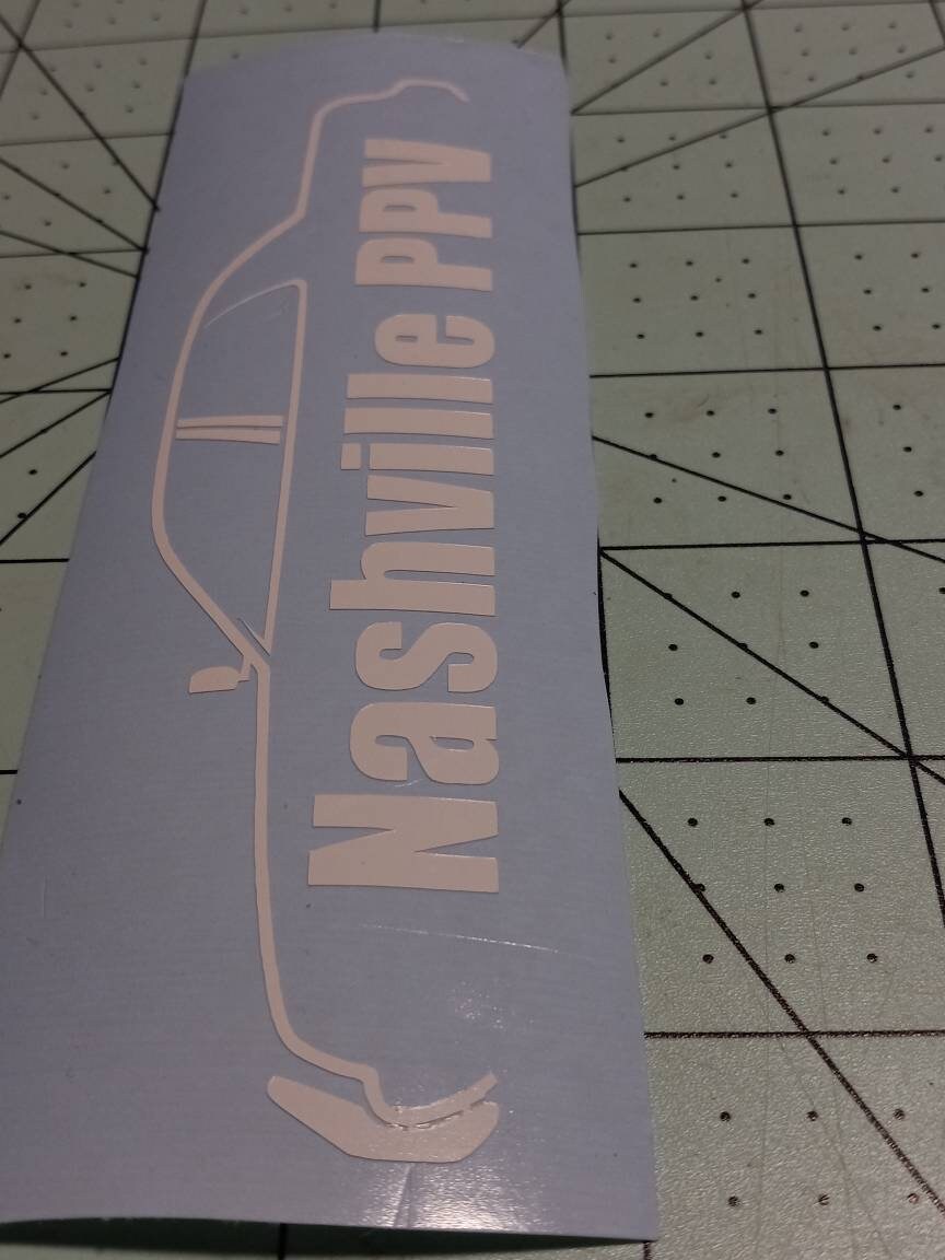 Nashville PPV Club Decal. Nashville PPV Car Club Decal. - Etsy
