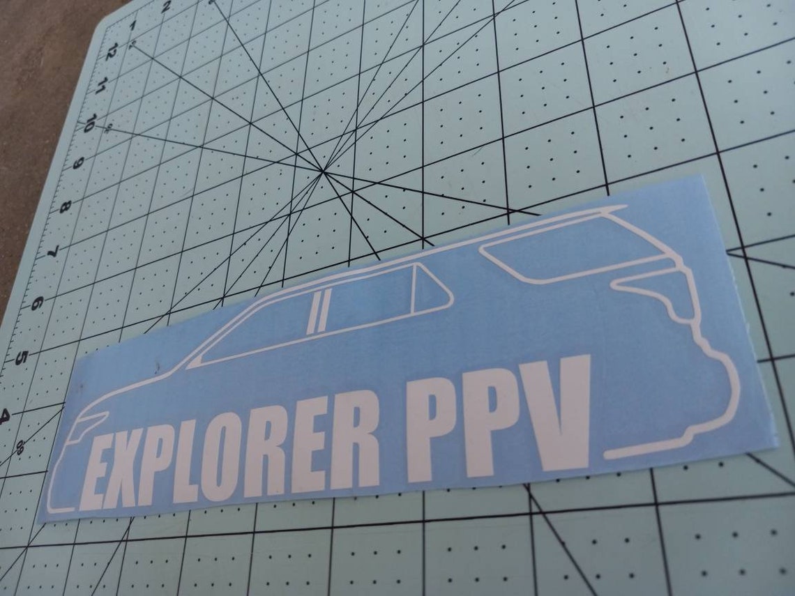Ford Explorer Silhouette Decal. 2011-2019 Ford Explorer. 5th Gen Ford ...
