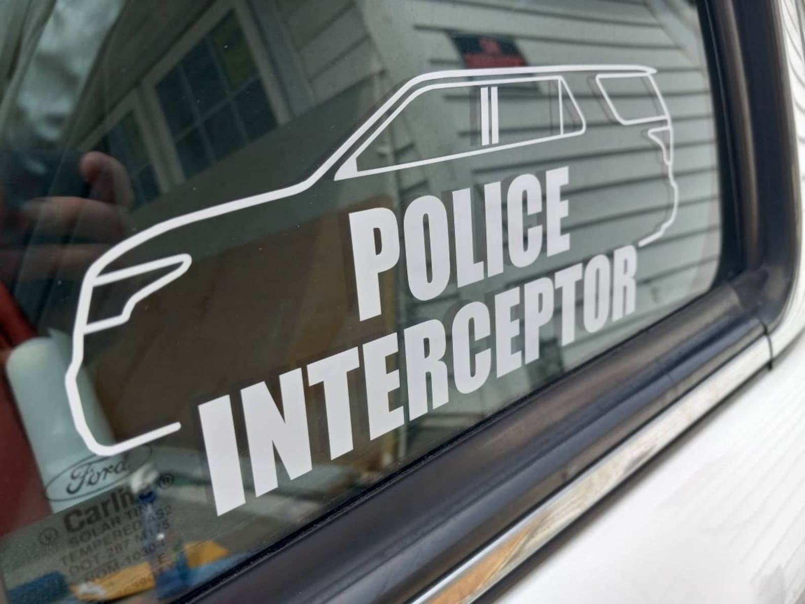 Ford Explorer Police Interceptor Silhouette Decal. 2011-2019 Ford ...