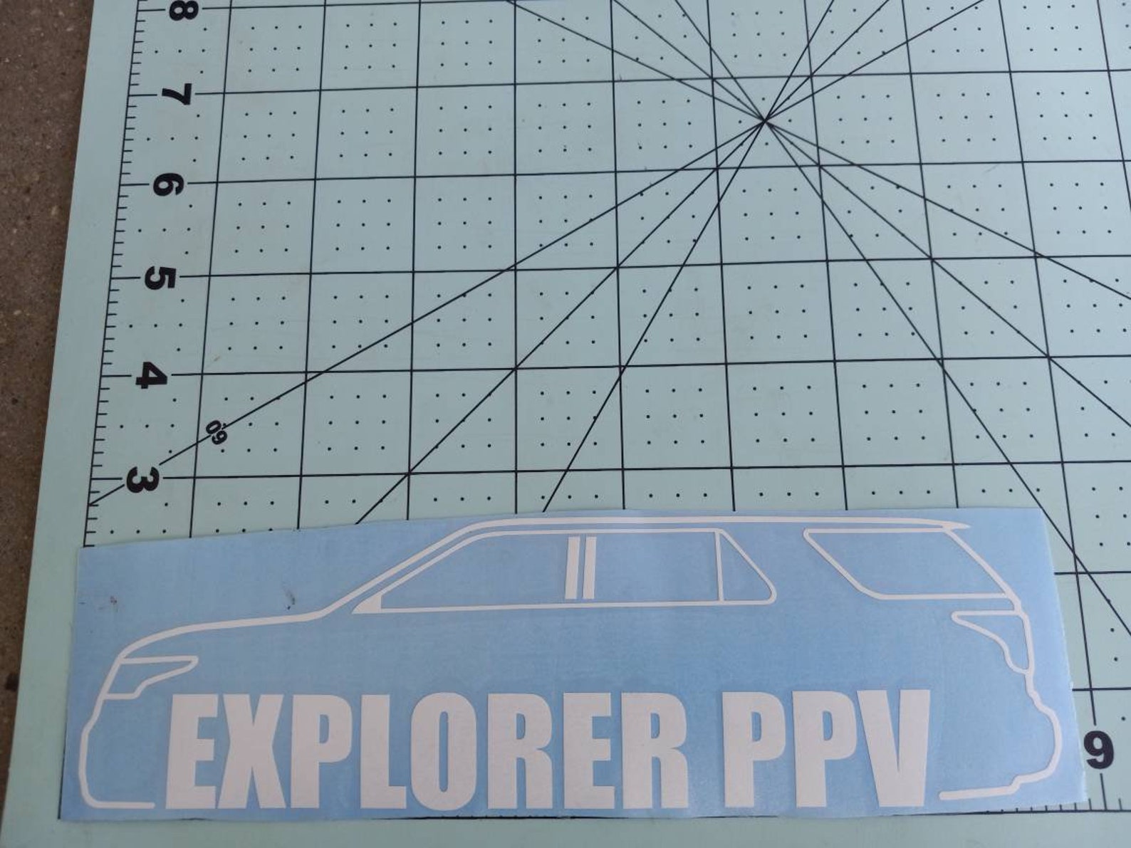 Ford Explorer Silhouette Decal. 2011-2019 Ford Explorer. 5th Gen Ford ...