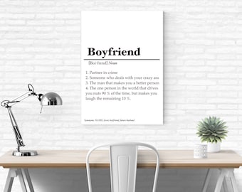 Boyfriend Poster - Etsy