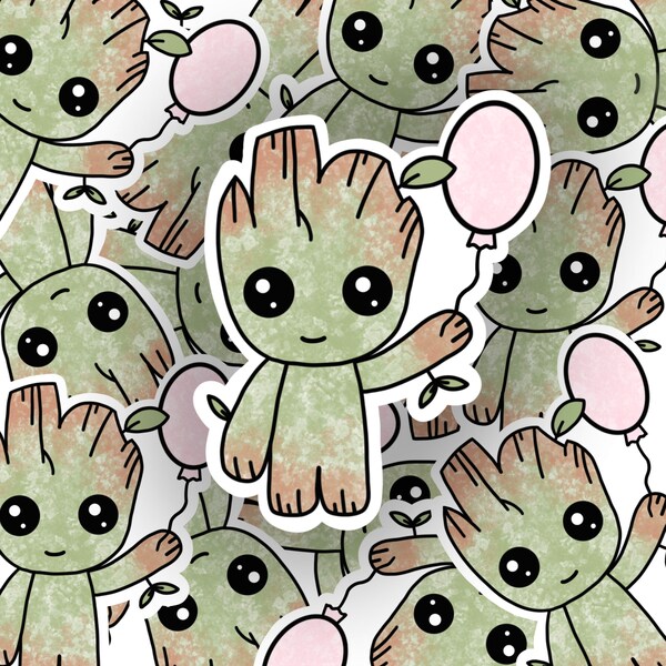 Groot Laptop Sticker - Etsy