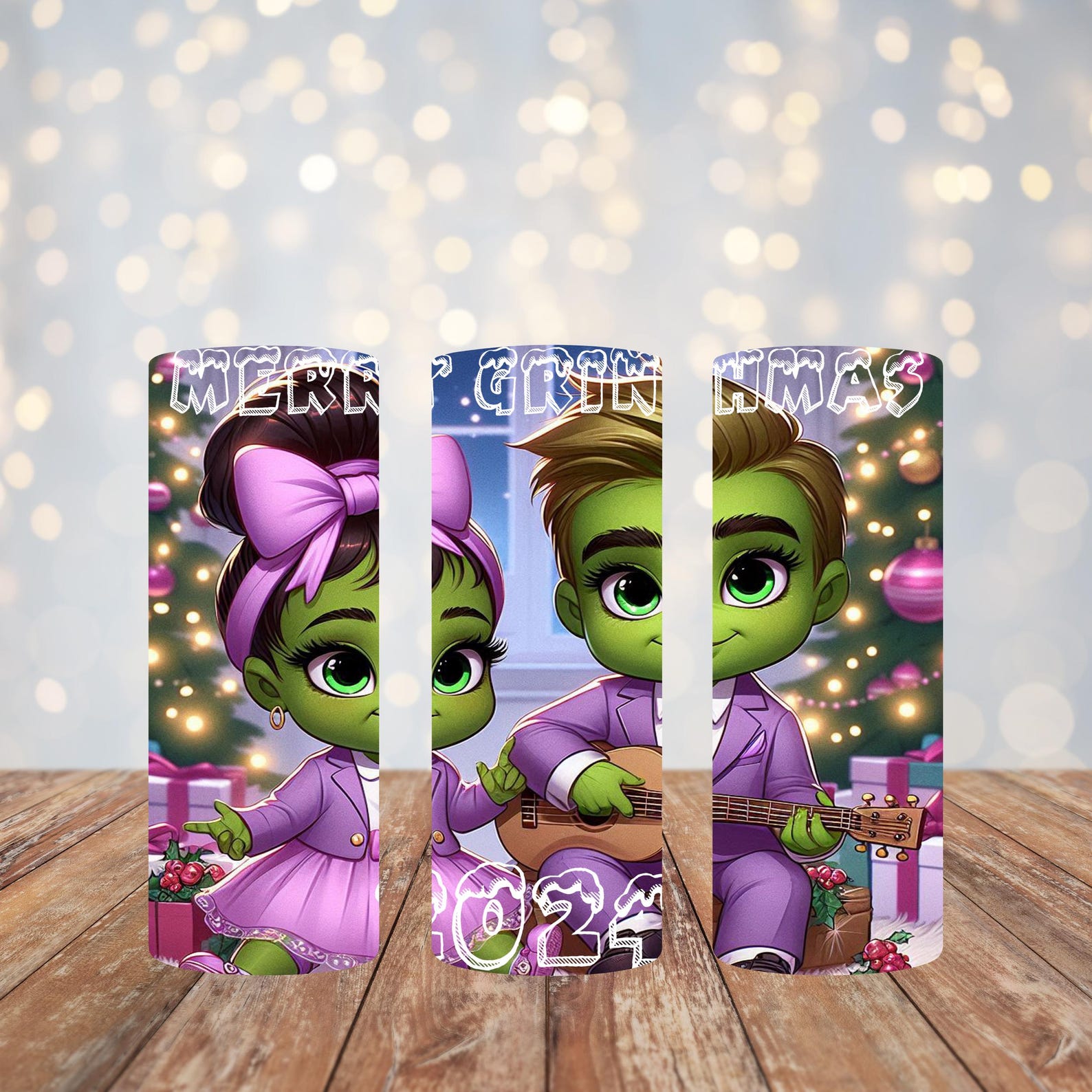 Digital PNG Design of Beautiful Grinch Babies - Etsy