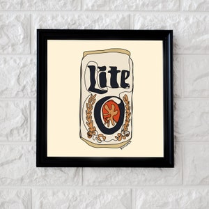 Miller Lite Wall Art - Etsy