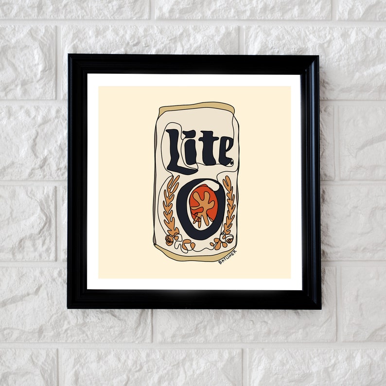 Miller Lite Wall Art - Etsy