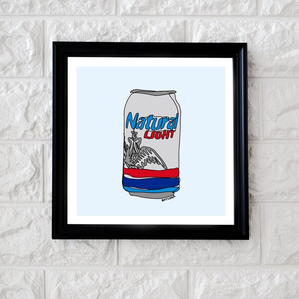 Natural Light Beer Svg - Etsy