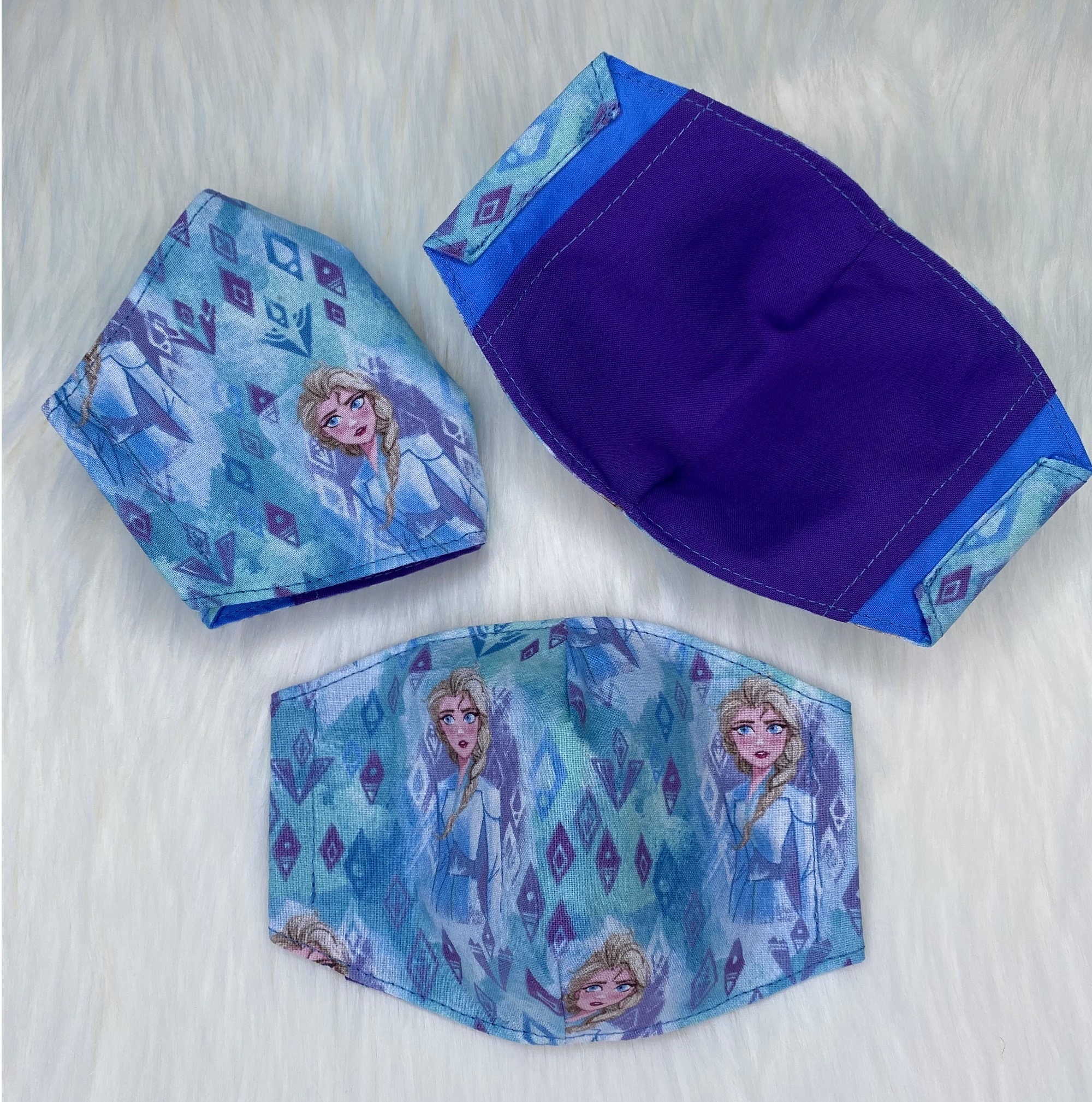 Froze Face Mask Elsa Face Mask Frozen Family Face Mask | Etsy